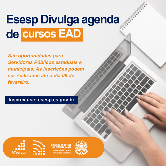 SEGER - Esesp abre vagas para cursos EAD SEGER - Esesp abre vagas para cursos EAD